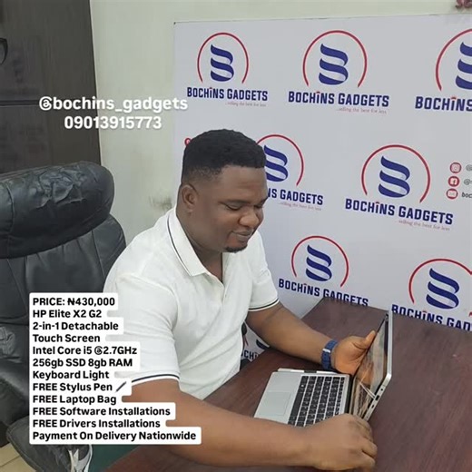 BOCHINS GADGETS 09013915773 on Instagram: "➡️PRICE: ₦430,000 HP Elite X2 G2 2-in-1 Detachable Touch Screen With FREE Stylus Pen 🖊 7th Gen Processor Intel Core i5-7200U @2.7GHz 256gb SSD 8gb RAM 12.5 Inches Screen (Mini Sized) Detachable Keyboard Keyboard Light 1 USB Port 1 Type C Ports 1 Sim Card Port 1 Memory Card Port Front and Back Cameras Windows 10/11 Pro 64bit Slim, Sleek and Portable Long Lasting Battery Life Condition: Strictly Foreign Used, USA Standard Tested and Working Ok ➡️FREE Upd