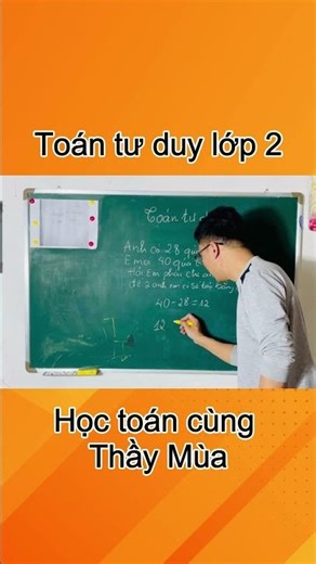 Toán lớp 2 phương pháp giải bài toán cân bằng siêu hay #toánlớp2