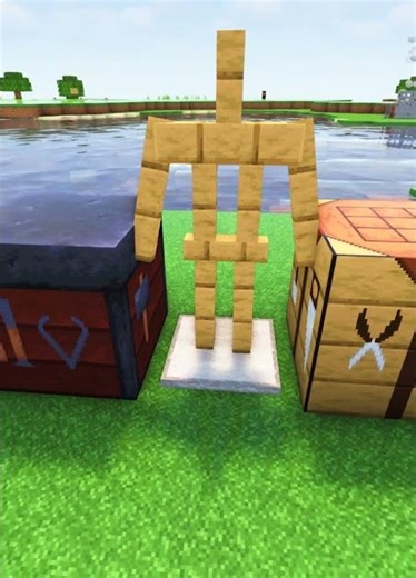 Minecraft Iron Man Armor (Montagem Miau) #shorts