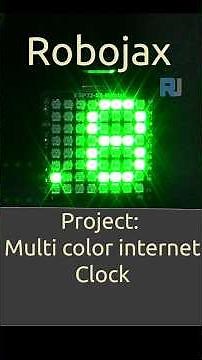 ESP32-S3 RGB Matrix Internet Clock 3 project