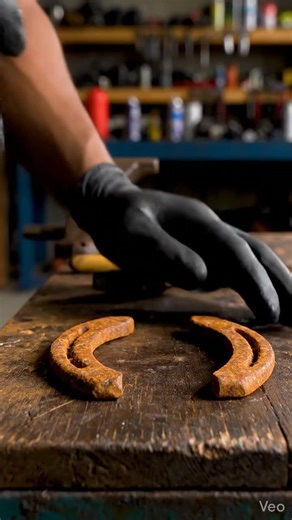 Magic Rust Remover ✨ on Instagram: "Restoration Magic: The Ultimate Rust Reset! 🛠️✨ Witness the power of a total transformation in the heart of a classic American garage! 🇺🇸 Watch as years of oxidation vanish instantly. We took a crusty, forgotten horseshoe and brought back that high-shine metallic finish using nothing but RUST AWAY. 🧪🔥 #industrialstyle #GarageLife 🛠️ #Restoration #USA #MetalWork ⚙️ #Satisfying #Workshop #RustAway #AmericanMade 🇺🇸 #Industrial"
