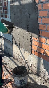 Techniques To Render Brick Walls With Simple Construction Tool | DIY crafts PR