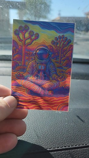 👀 someone say neeeeew design....dont mind if I do! Stickers and magnets available! | Psychedelic Rebound