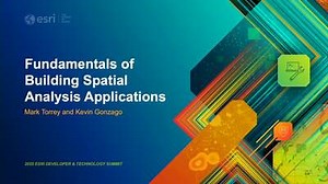 Fundamentals of Building Spatial Analysis Applications