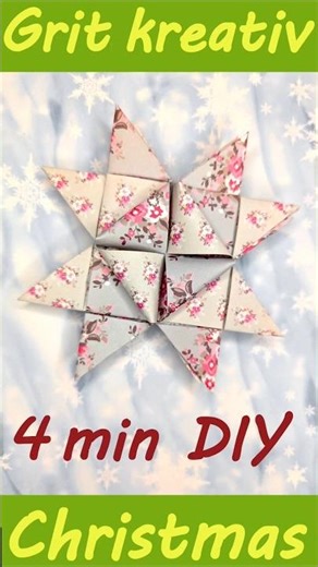 Anleitung Fröbelstern: halbhohe dreieckige Nasen falten - ich arbeite an über 10 weiteren Varianten