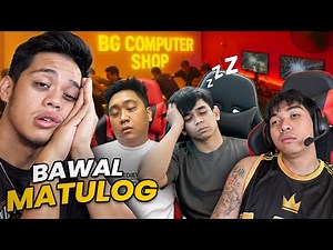 LAST TO SLEEP sa COMPUTER SHOP WINS (bawal matulog)