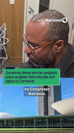 The government is expected to send a bill to end the 6x1 work schedule after Carnival.