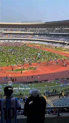 Stadium mein afra tafri😱# shorts