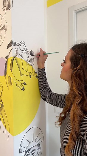 Mushu 🐉 #mushu #mulan #disney #disneyfan #disneyfanart #disneyhome #homedecor #murales #muralart #wallpainting