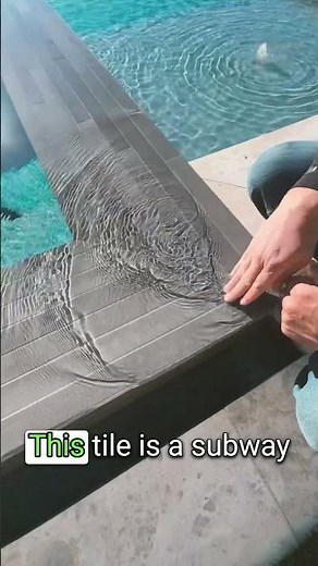 Infinity Edge Spa w/ Subway Tile! ✨