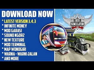 Bus Simulator Indonesia Mod Apk 3.4.3 Unlimited Money | Bus Simulator Indonesia Apk