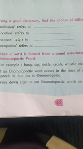 Using a good dictionary, find the shades of difference:'Profe... | Filo