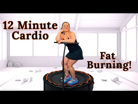 Rebounder Fitness 12 minute fun rebounder workout exercises for weight loss, strength, toning Cardio