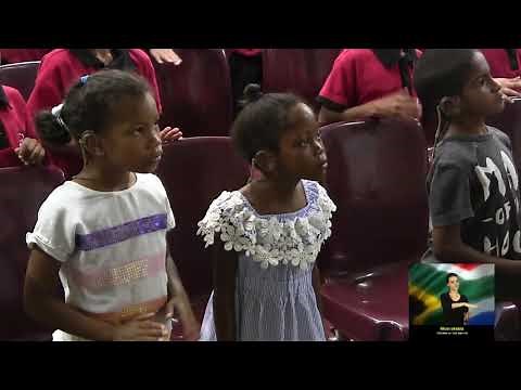 De la Bat School does Anthem in Sign Language