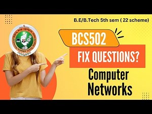 BCS502 Computer Networks | Important Questions for VTU Exam 13/01/25 | Module-Wise Fixed Questions ?