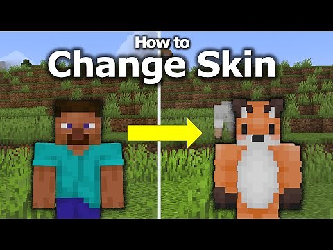 How to CHANGE SKIN in Minecraft Java/Bedrock 1.20! (2023)