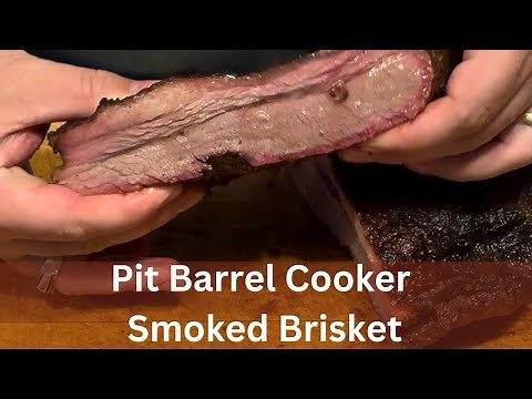 EASY BBQ: Pit Barrel Cooker SMOKED Brisket Recipe