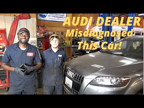 AUDI Q7 Stuck in Limp Mode - Code P0299 Turbocharger UnderBoost / Dealer says Replace Turbo Part 1