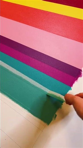 ASMR tape removal hard edge paining process #artinspiration #paintingtechniques #hardedgepainting