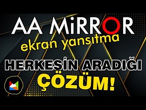 7) Engelsiz AA Mirror, Herkesin Aradığı Sorunsuz Ekran Yansıtma (Android Auto)