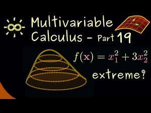Multivariable Calculus 19 | Examples for Local Extrema [dark version]