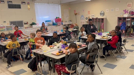 🌟 Way to go, Mrs. Goff’s First Graders! 🌟 Big congratulations to this amazing group for filling up their ⭐ star jar ⭐ through great behavior, teamwork, and making smart choices every day! To celebrate, they earned a special lunch time in Mrs. Goff’s classroom — how fun! 🎉 We’re so proud of their hard work and positive attitudes. Keep shining, first grade! ✨👏 | Yocum Math and Science Academy
