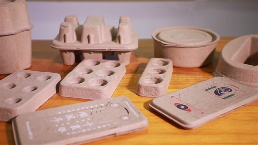 Eco-friendly Molded Paper Pulp Insert Packaging Recycled Dry Pressed Custom Molded Pulp Tray for Bottle Pack