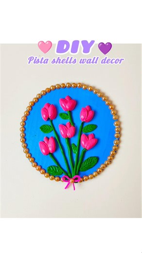 DIY r pista shell wall decor easy craft ideas