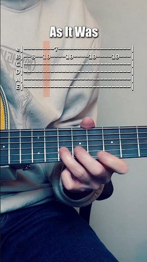 As It Was (Harry Styles) Riff #guitar #tutorial