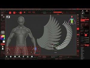 ZBrush Array Mesh Wing