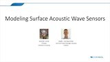 Modeling Surface Acoustic Wave Sensors in COMSOL Multiphysics®
