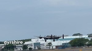 467K views · 40K reactions | A beautiful Avro Lancaster Bomber has just departed Prestwick Airport. | Ayrshire Daily News | Facebook