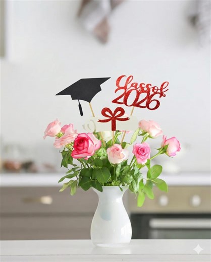 Graduation Party Decorations 2026, Graduation Centerpiece Sticks, Grad, Cap, Diploma, Class of 2026, Maroon Graduation Decoration, Prom 2026 - Etsy Australia