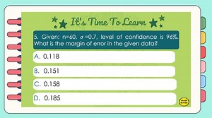 COMPUTING FOR THE LENGTH OF THE CONFIDENCE INTERVAL | WOW MATH | Facebook