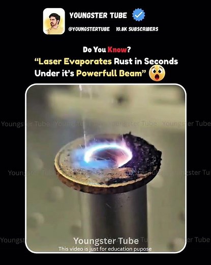 😱 You Won’t Believe What This LASER Just Did to RUST 🤯 | Most Shocking Tech Ever! #socialmedia