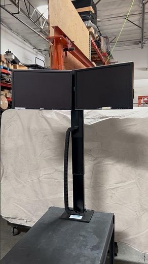 Auton Dual Computer Monitor Lift