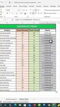 Create alerts for your inventory management #ExcelTip #learnexcel #inventorymanagement #pro2excelai