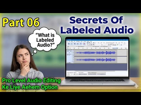 Labeled Audio Use Karne Ka Sahi Tarika! Audacity Labeled Audio Editing | Audacity Course Part 06