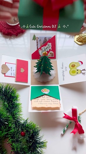 Christmas DIY Card idea by Quinn♥️ #fblifestyle | Quinns Arte