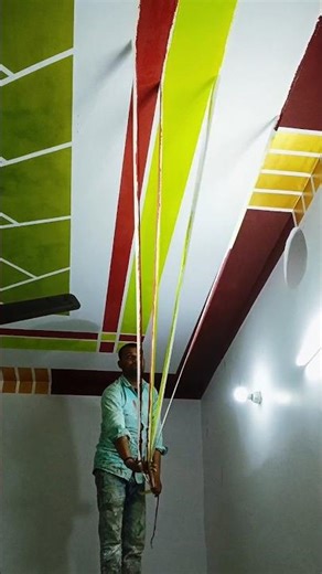 livingroom # masking tap POP design #Asian Paint #interior colour combination #sorts