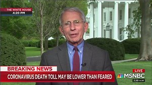 Watch Dr. Tony Fauci explain that COVID-19 models were revised down because social distancing has been effective