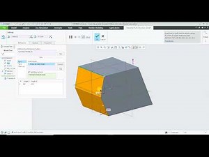 Splitting Surfaces in Variable Pull Draft - Creo Parametric