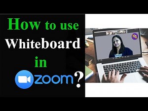 How to use WHITEBOARD in ZOOM