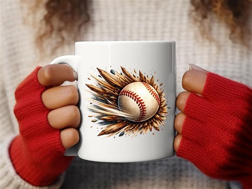 Exploding Baseball Impact Mug Gift for Sports Lovers Powerful Baseball Coffee Cup for Players Fans Coaches and Game Day Gift - Etsy