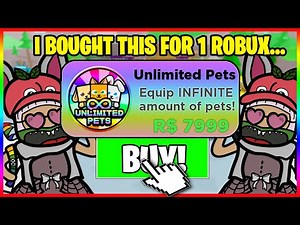 I SPENT *1 ROBUX* on *UNLIMITED PETS* GAMEPASS In CLICKER MADNESS! NEW TWITTER CODES! OP!! - ROBLOX