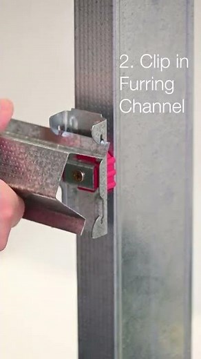 Resilmount A237R Sound Isolation Clip, easily installed in 1,2…