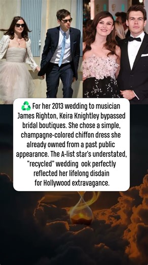 👰 Keira Knightley's Recycled Wedding Dress #news #hollywood #Cinema #history