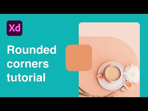 How to round corners in Adobe XD | Easy tutorial
