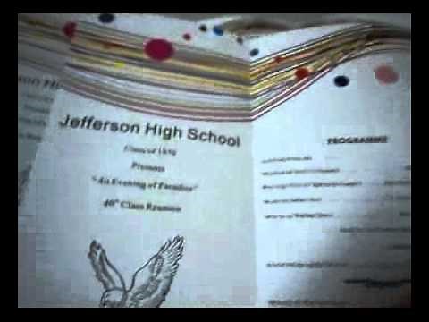Class Reunion Program:Brochure Program