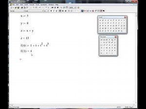 Mathcad Introduction Part I